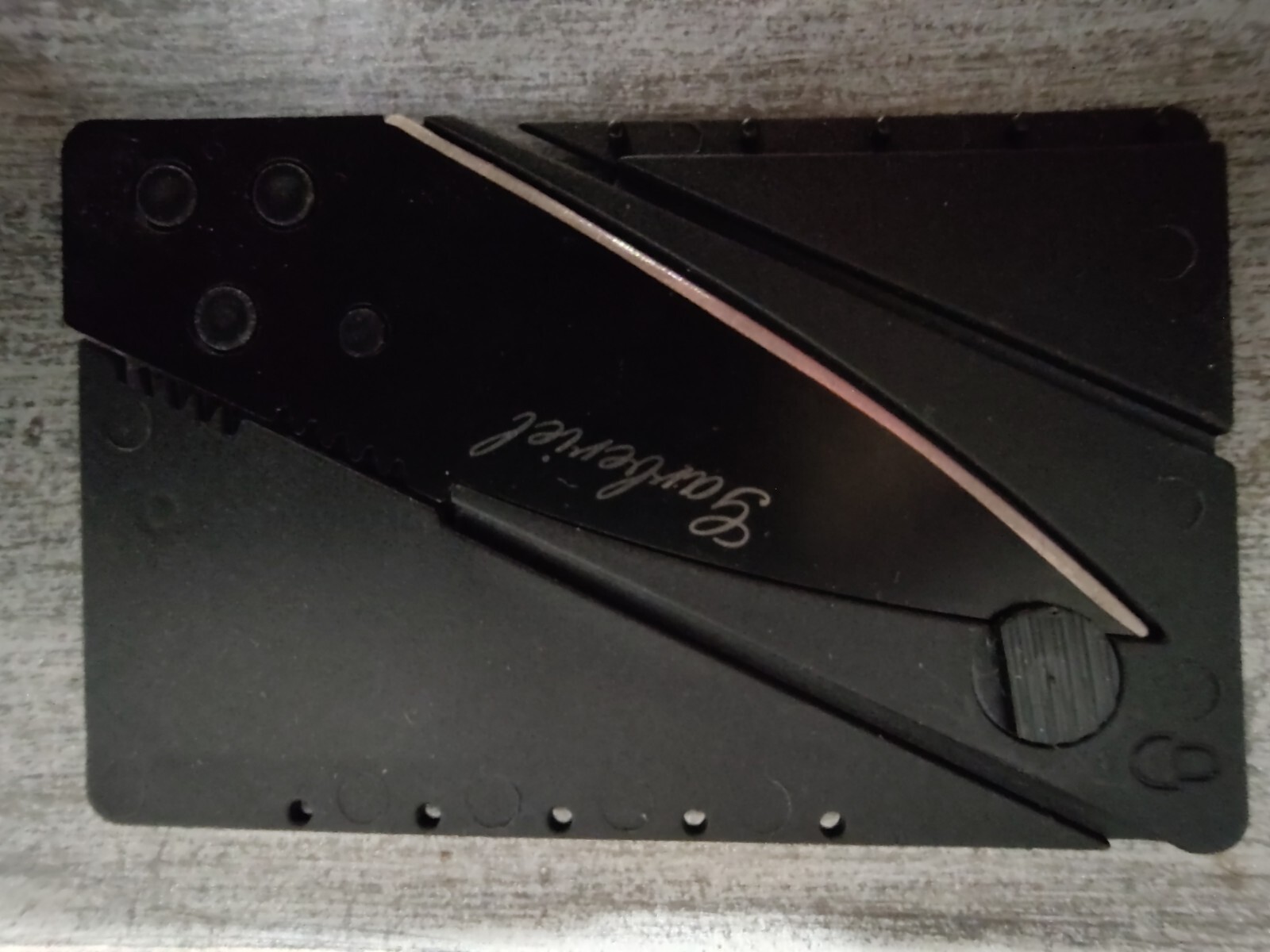 CREDIT CARD KNIFE Tactical Cardsharp Wallet Folding Pocket Micro Knives ...