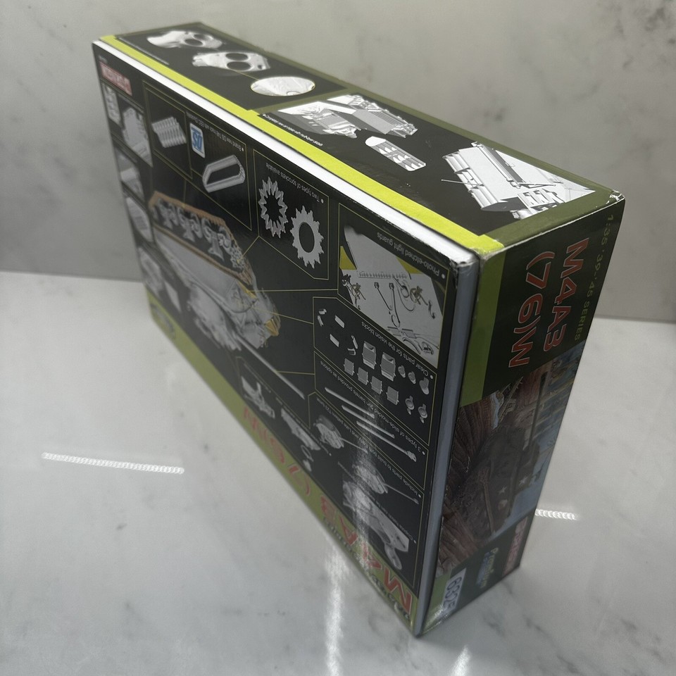 1/35 Dragon M4A3 (76)W Sherman Tank Premium Kit #6325 (new open box) | eBay