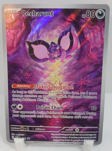 Pokemon Pecharunt Black Star Promo SVP EN 129 Shrouded Fable ETB NM/M ...