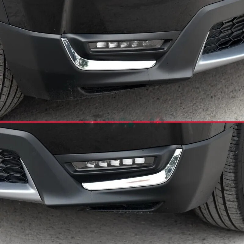 Steel Fog Light Strips For Honda CRV 2017-2019 Front Foglamp Molding ...