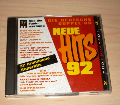 CD Album Sampler - Neue Hits 92 (1992) - Die deutsche Doppel CD : E.A.V ...