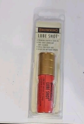 BROWNING LUBE SHOT Lubricant & Cleaner Spray Shotgun Shell Shape ...