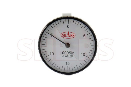 Shars 0.030" Vertical Dial Test Indicator 0-15-0 0.005" Graduation ...