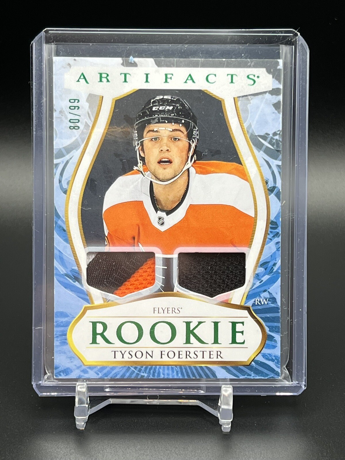 2023-24 Artifacts TYSON FOERSTER Rookie Patch /99 Philadelphia Flyers ...