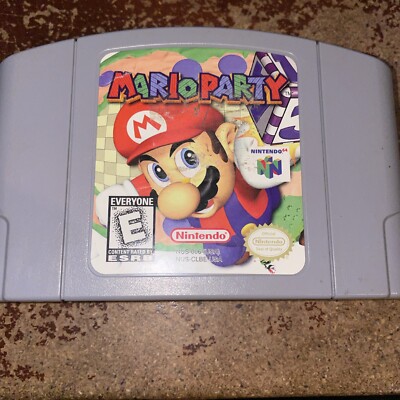 Mario Party Nintendo 64 N64 - Authentic Cartridge. Label Is Reprinted ...