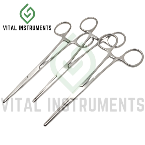 3 Pcs Rochester Carmalt Hemostat Forceps 6.5" Straight German Stainless ...