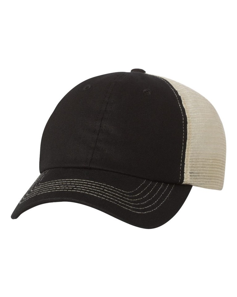 Sportsman Contrast Stitch Mesh Cap 3100 Trucker Baseball Hat 16 Colors ...