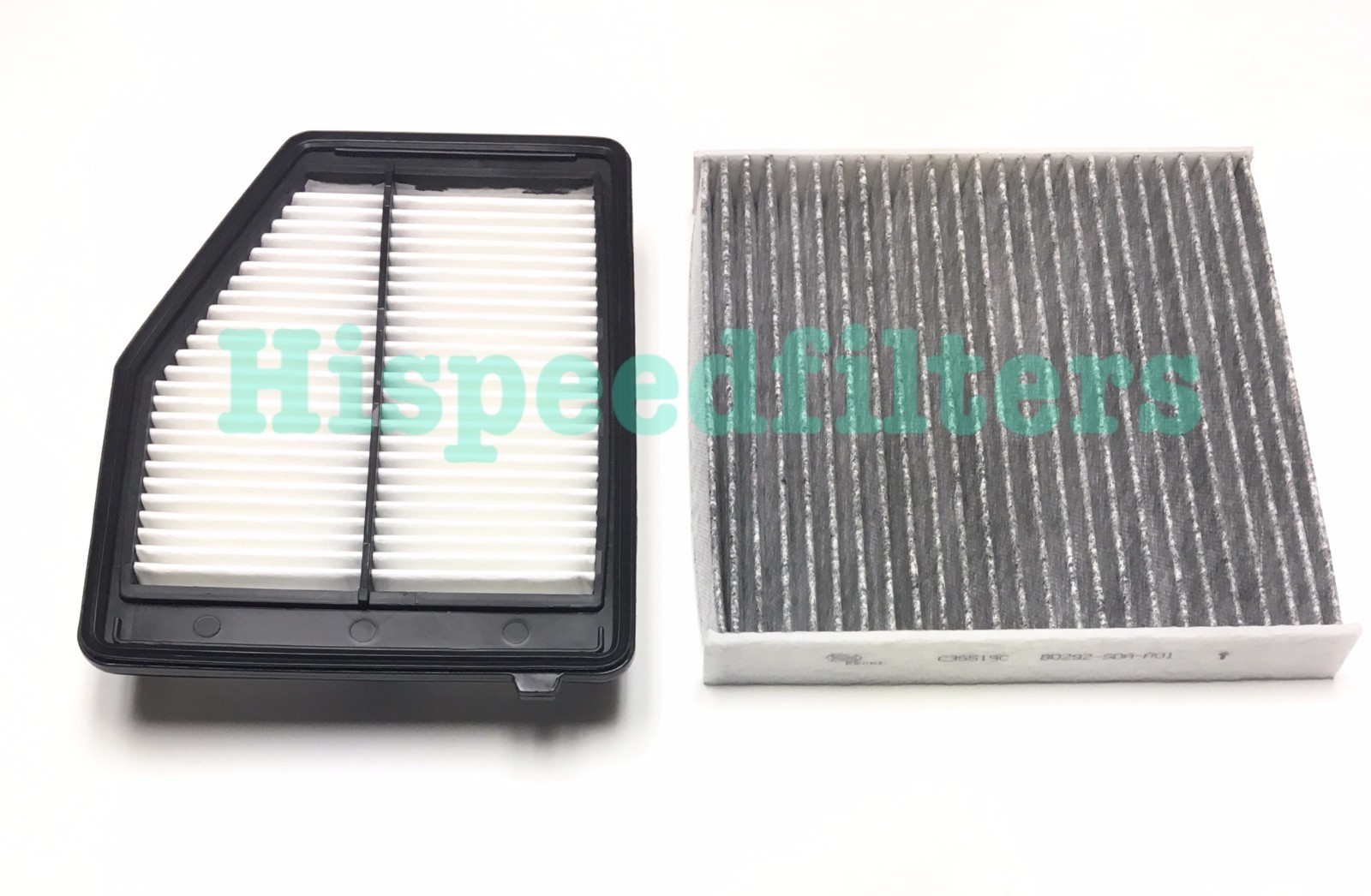 Combo Set ENGINE&CARBONIZED CABIN AIR FILTER Fit HONDA CIVIC 2012-2015 ...