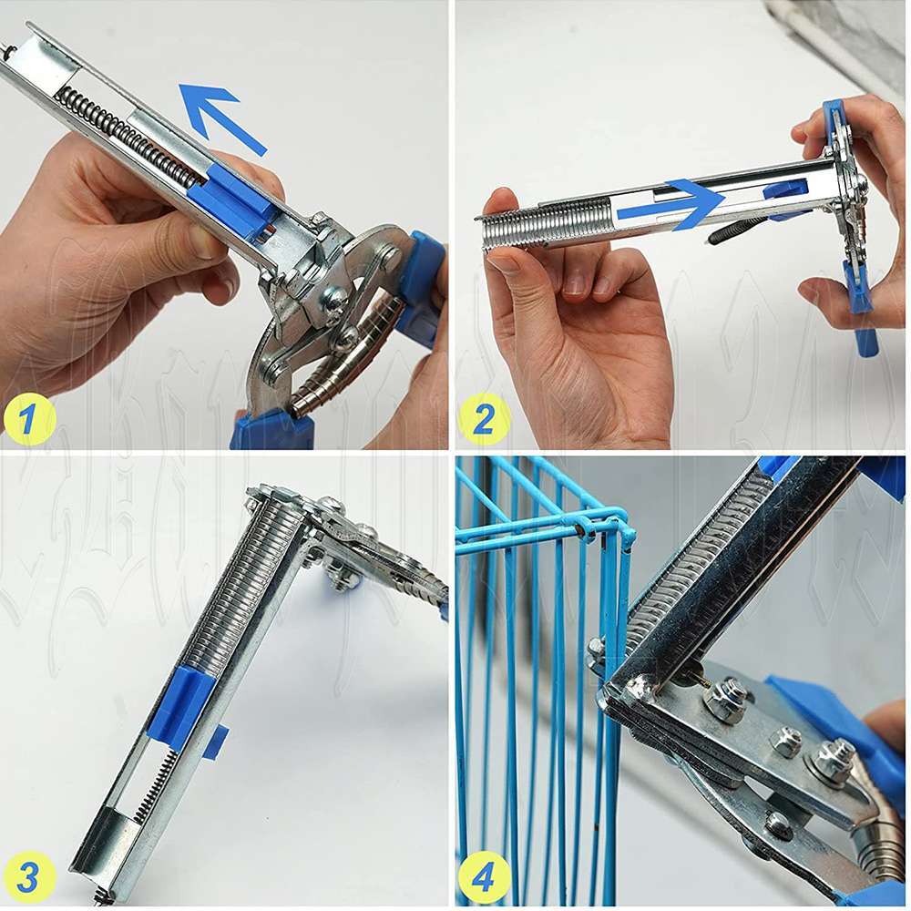 Hog Ring Plier Fencing Gun Fastener Stapler M Nailer Wire Ringer 6000 ...