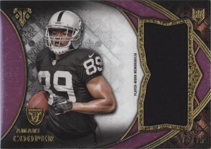 2015 Topps Triple Threads - Rookie Jumbo Relics Amari Cooper #TTRJR-ACO ...