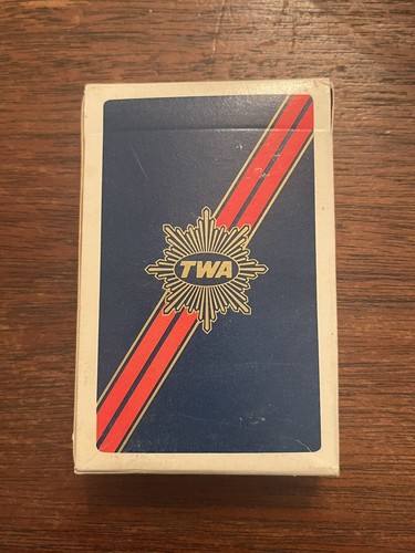 Vintage TWA Playing Cards Unopened - Still Shrink Wrapped! | eBay