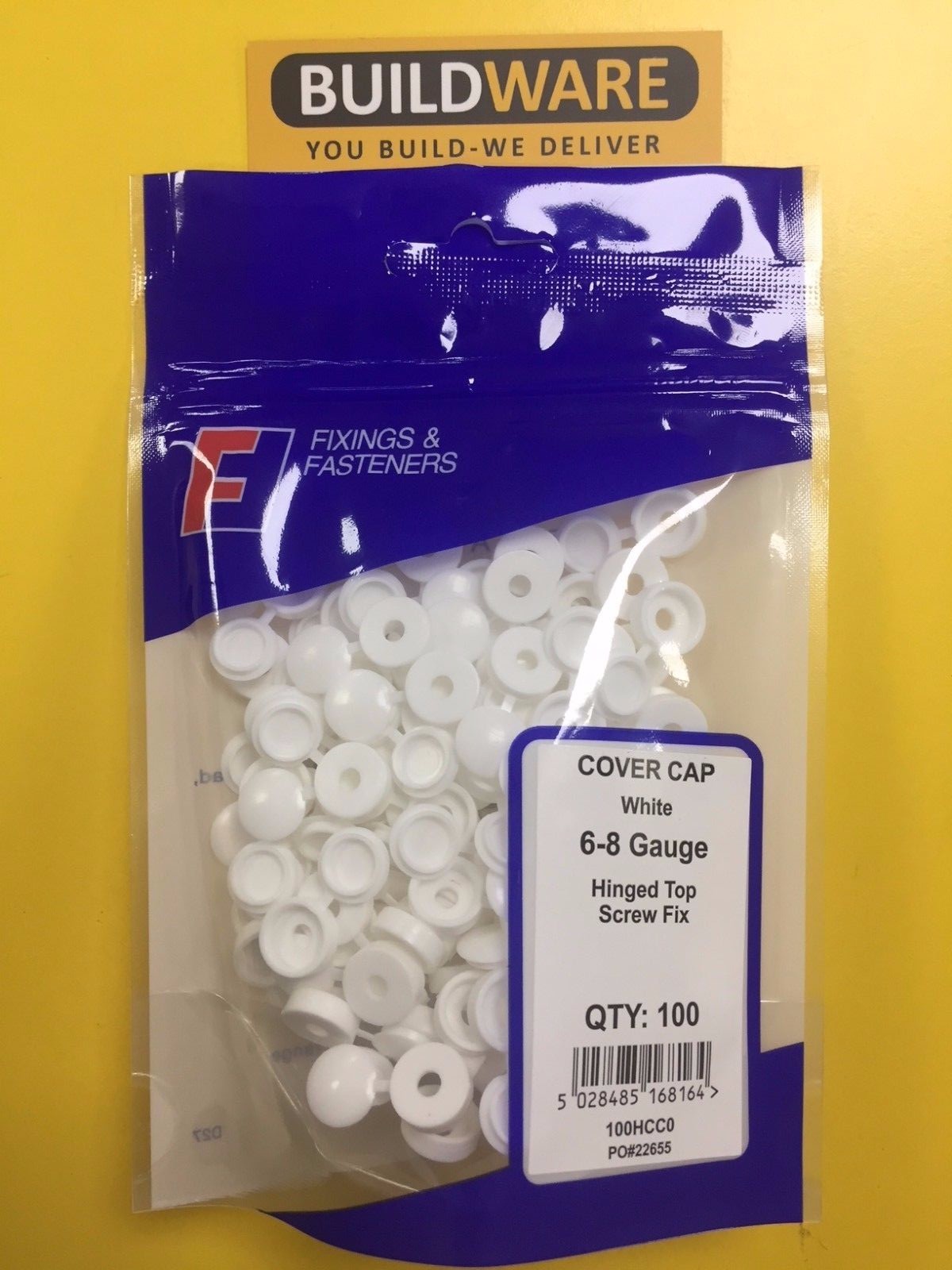 Cover Cap 6-8 Gauge Hinged Top Push Fix (Pack of 100) | eBay UK