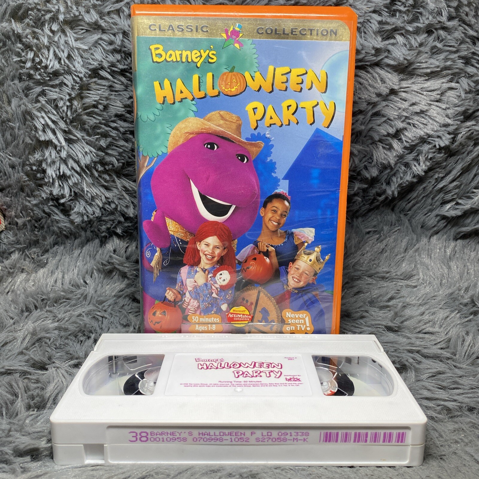 Barney - Barneys Halloween Party VHS 1998 Clamshell Classic Collection ...