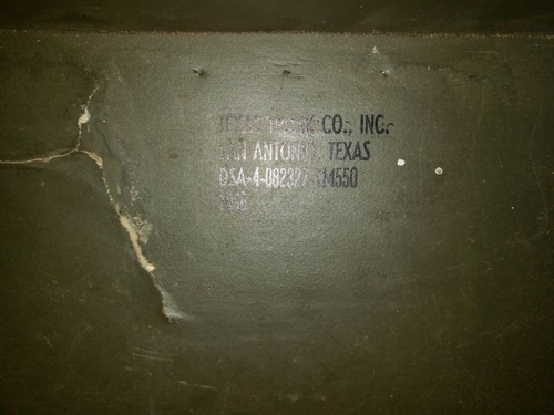 Texas Trunk Co. Military Trunk 1966 | eBay