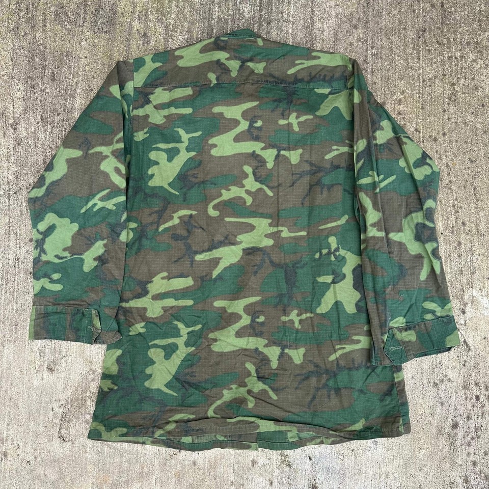 1960’s Vietnam War ERDL Camo Jungle Jacket Medium Long Named to Marine ...