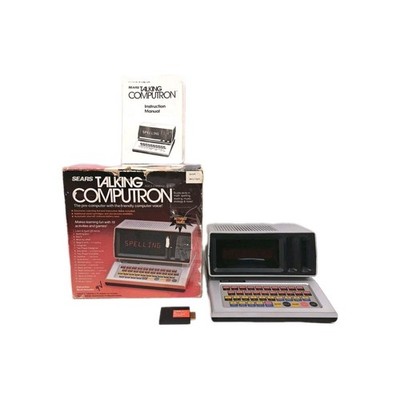 Sears Talking Computron Vintage Electronic Learn Computer W Box Manual ...
