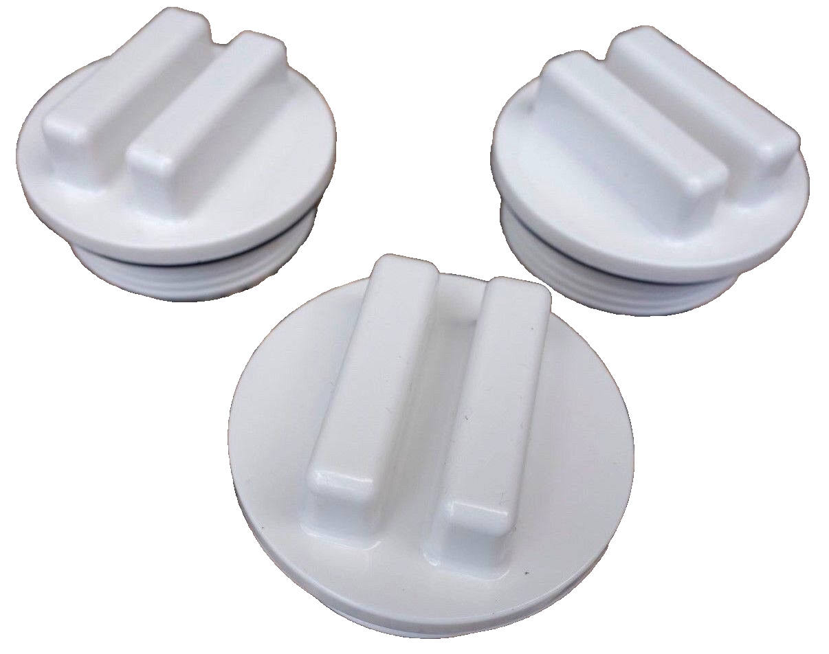 Hayward SP1022C 1.5" Set Of 3 Threaded Winter Plug O-Ring Filters ...