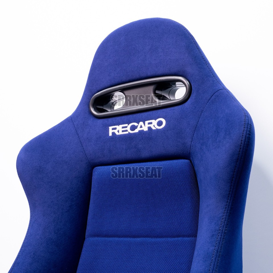 Recaro SR4 Integra DC5 Blue Faux Leather Seat Trim | Right | Integrated ...