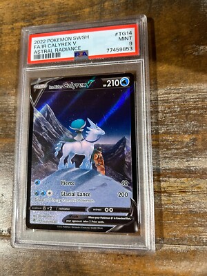 POKEMON 2022 SWSH Astral Radiance Full Art ICE RYDER CALYREX V #TG14 ...