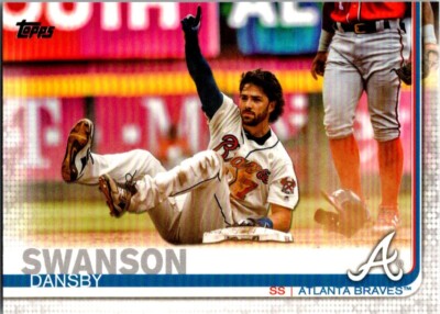 2019 TOPPS SERIES 1 DANSBY SWANSON ATLANTA BRAVES #191 | eBay