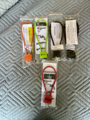 Pistol Cable Locks **BRAND NEW** Different Color And Length Options ...