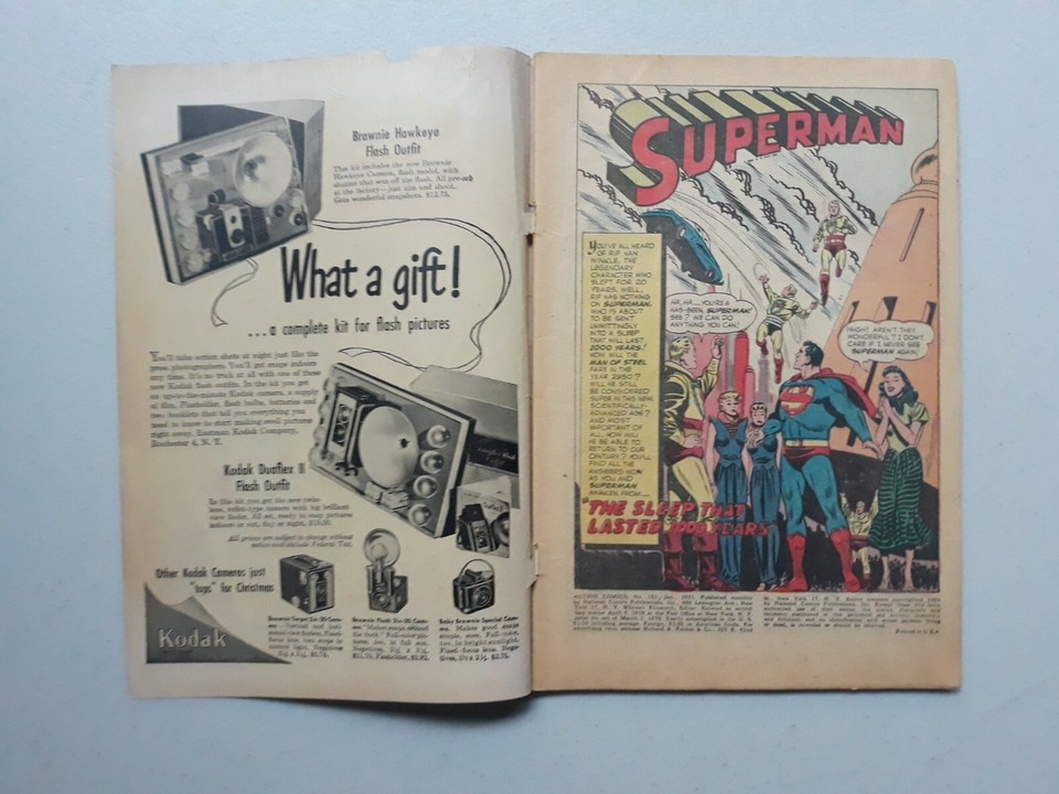Action Comics 152 DC Comics Golden Age Superman 1951 Rare | eBay