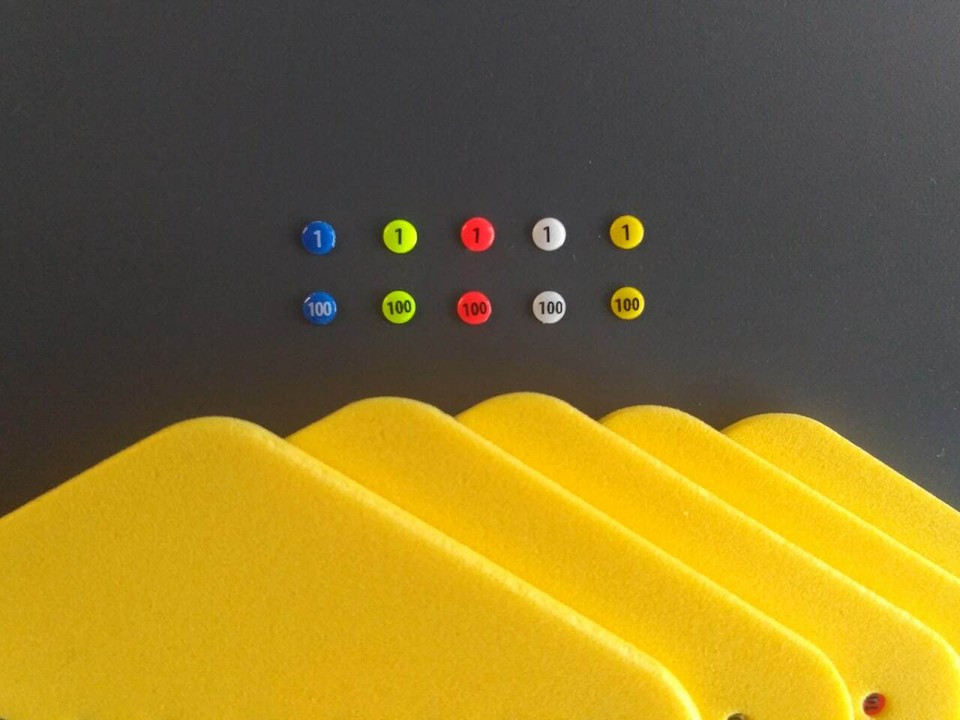 Markings Tag 500 pcs for Queen Bees 5 Colors* Numbers 1 -100 (without ...