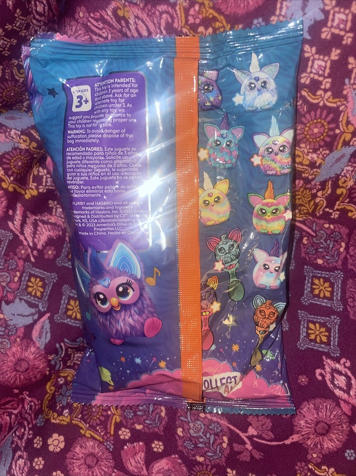 Sonic Wacky Pack 2023 Limited Furby Plush Figure UNOPENED NEW striped ...