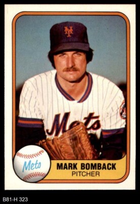 1981 Fleer #323 Mark Bomback Mets 8 - NM/MT | eBay