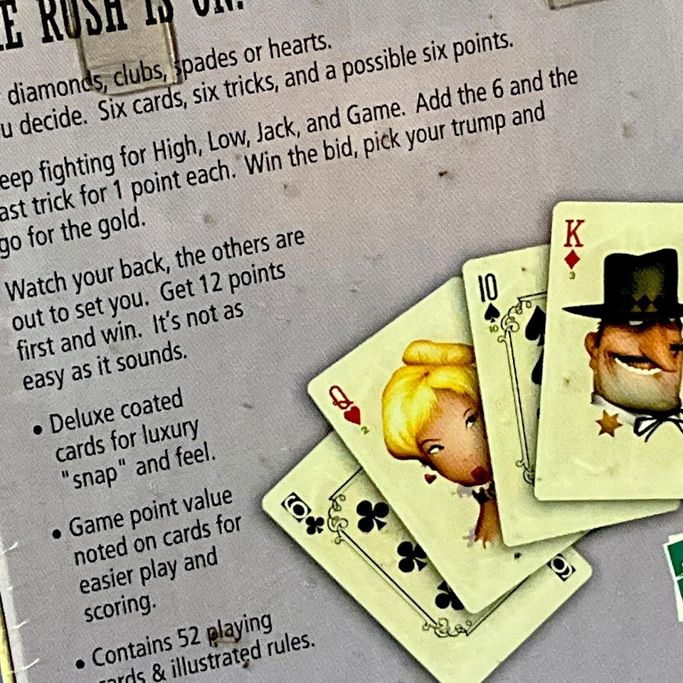 Vtg Pitch Six Card Game from Parker Brothers Hasbro 2002 SEALED New Old ...