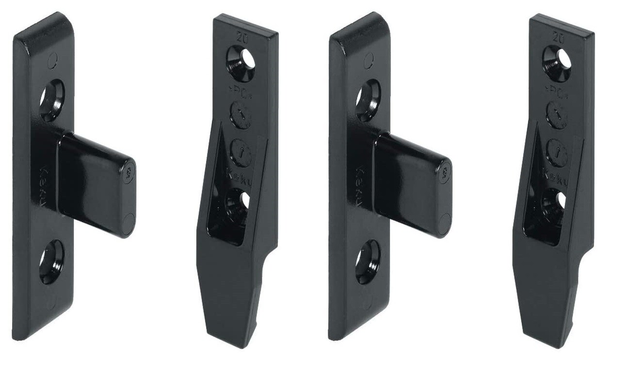 Keku EH Drop On/Hook On Push In Fittings Press Fit Panel Clip Plinth ...