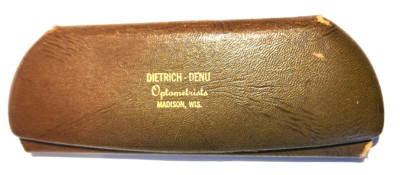 Dietrich Denu Optical Specialists Madison Wis Eyeglass case | eBay