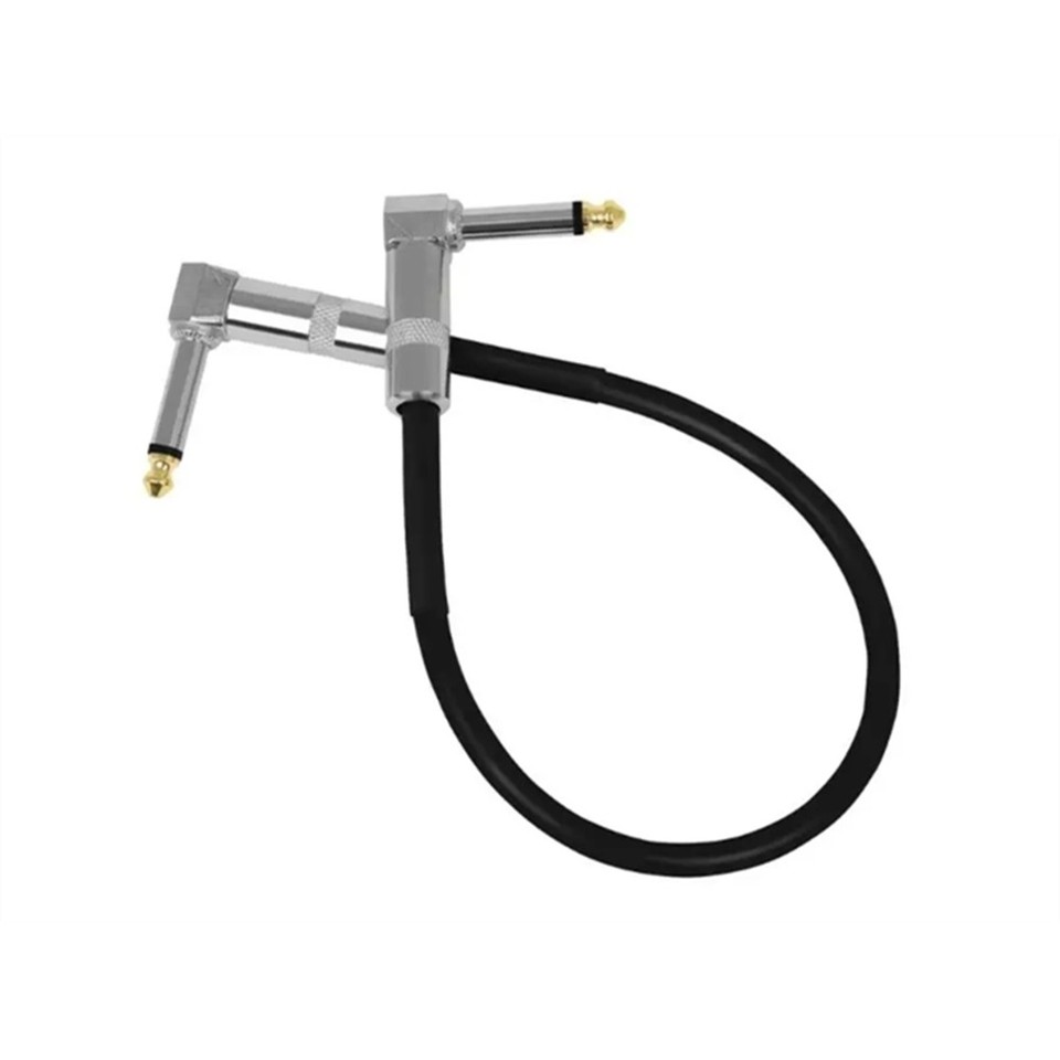50cm Guitar Effects Pedal Cable Flat Patch Connector 6.35mm Plug ...