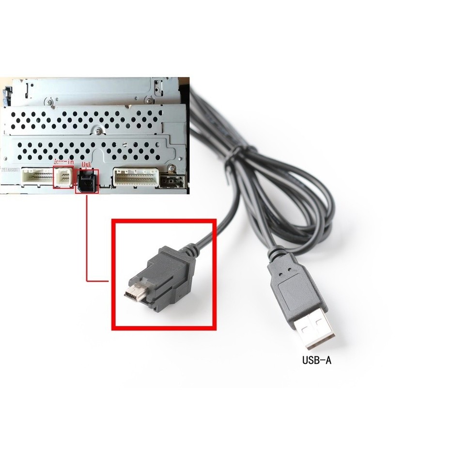 Panel Mount USB Socket Cable ABS Material USB Female Connector Plug-and ...