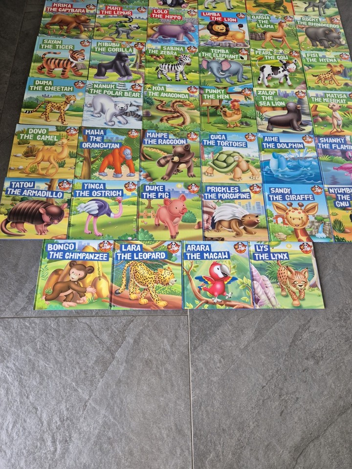 My Zoo Animals RBA Hardback Children's Animal Books Bundle 58 In Total ...