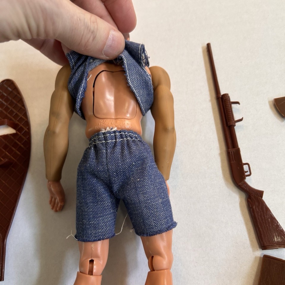 VTG 1971 Mattel Big Jim Big Josh Figure Complete w/ Gun, Axe, Wood ...