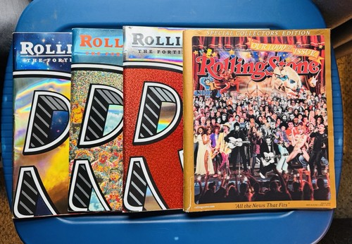 4 Rolling Stone 40th Anniversary Magazines + 1000th Issue - Lot Of 4 ...