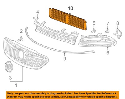 GM OEM 16-24 Bolt EUV Front Bumper Grille Grille Components-Shutter ...