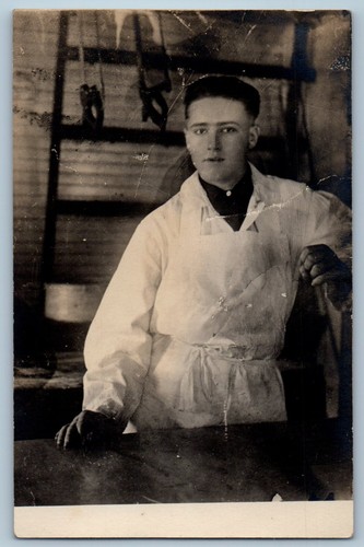 1917 Butcher Wesley Wolan RPPC Photo Posted Antique Postcard | eBay