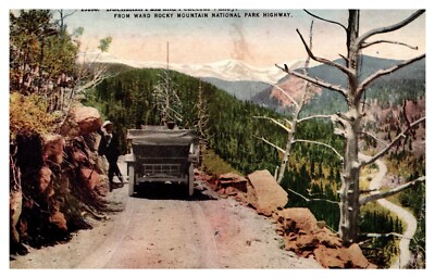 postcard Buchanan Pass & Peaceful Valley Rocky Mountain national Park ...