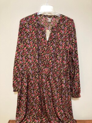 Bass Floral Print Dress, XL, NWT | eBay