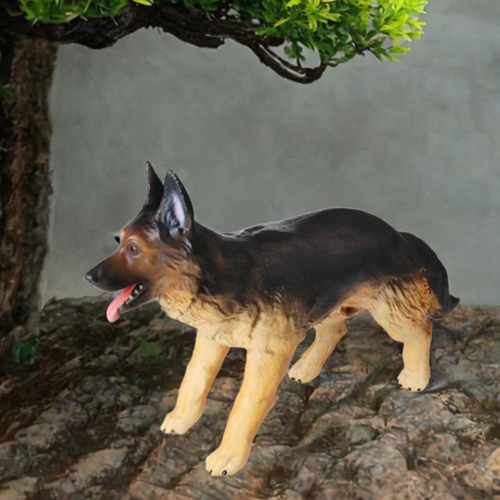 Realistic Dog Figurine PVC Lifelike Toy Sheepdog for Kids Toy Desk ...