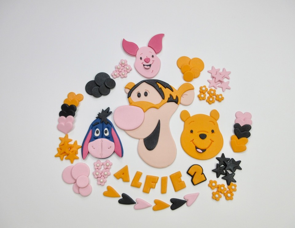 Tigger Cake Topper Personalised Large. Edible Tigger Cake Decorations ...