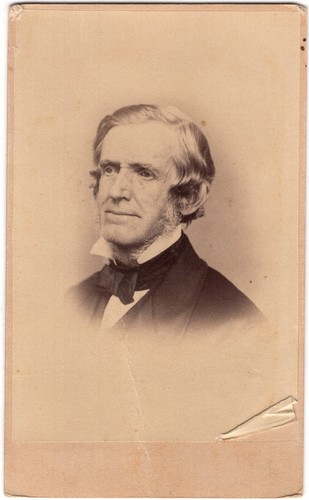CIRCA 1860s CDV LE RUE LEMER HANDSOME OLD MAN IN SUIT HARRISBURG ...