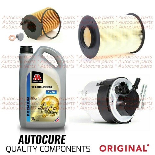 FOR FORD FOCUS ZETEC TDCI SERVICE KIT OIL AIR FUEL FILTER AND 5L OIL ...