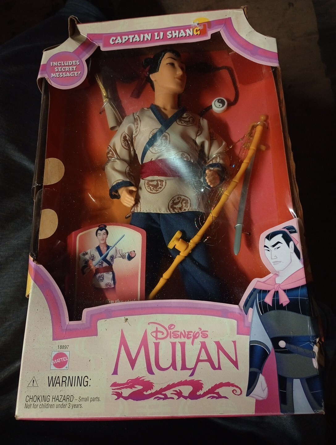 NIB Barbie Doll 1997 Disney's Mulan Captain Li Shang #18897 Mattel | eBay