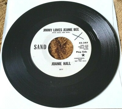Joanie Hill - Jimmy Loves Jeanie Bee/No Concern of Mine 45 Sand teen ...