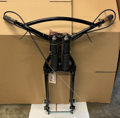 Harley Offset Springer Front End with Handlebars Complete (U244) | eBay