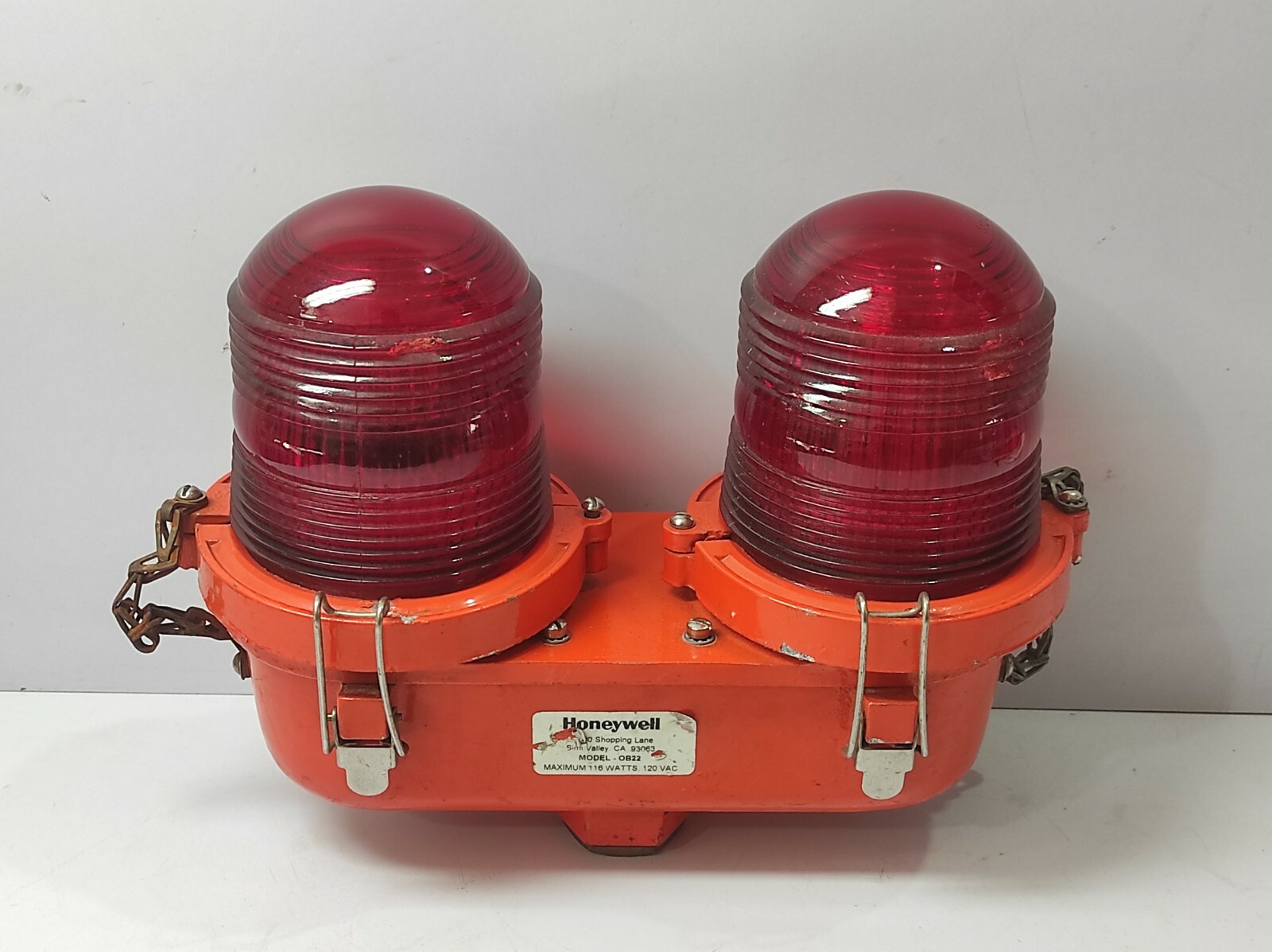 Honeywell OB22 Double Lampe Onstruction Lumière Maximale 116Watts ...