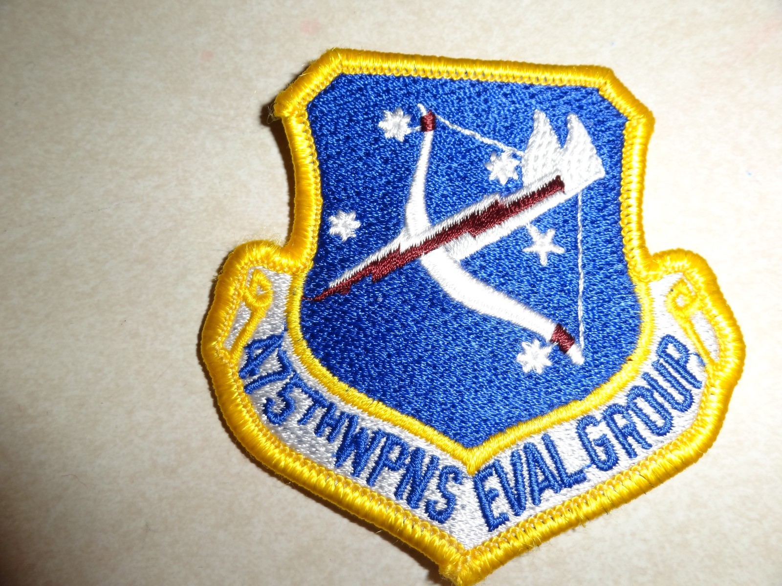 US MILITARY PATCH 475TH WPNS EVAL GROUP | eBay